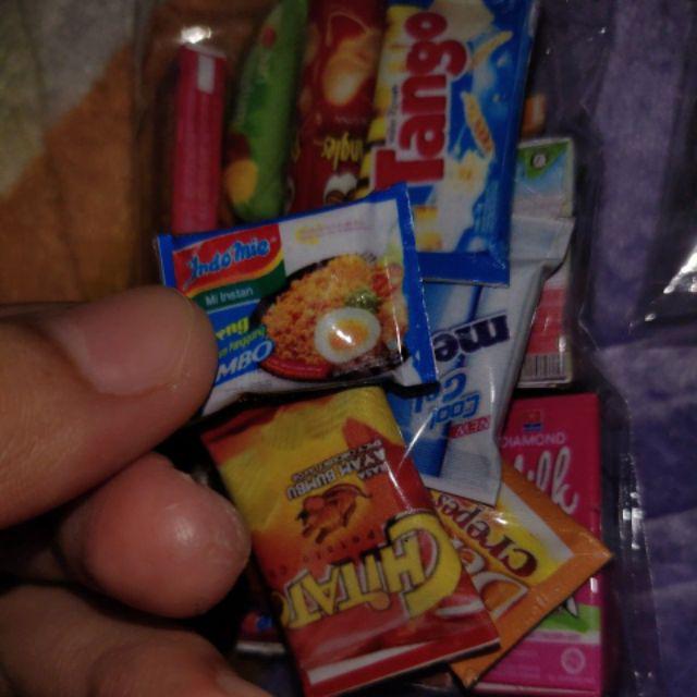 Miniatur Makanan Snack Kemasan | Shopee Indonesia