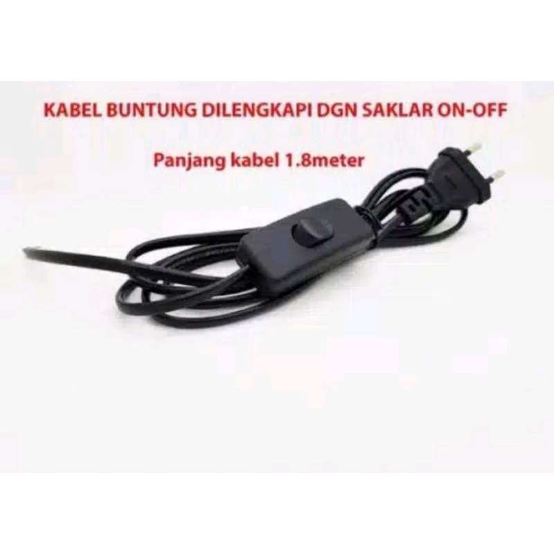 Jual Kabel / Steker / Colokan ON OFF kabel Power on off instalasi ...