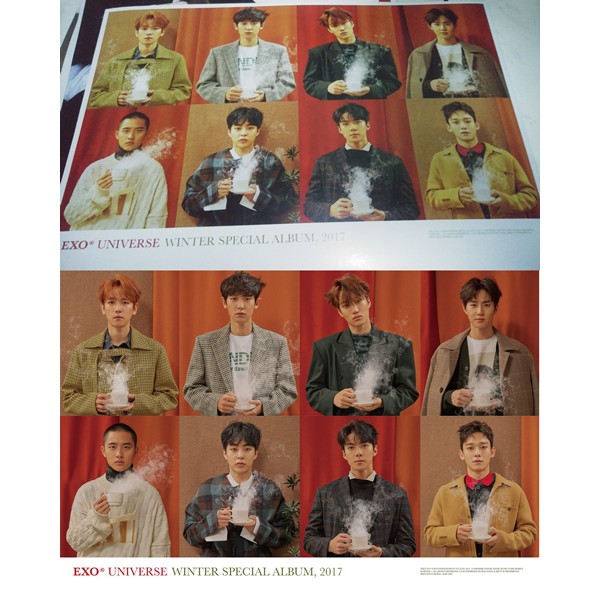 Jual POSTER EXO - UNIVERSE UNOFFICIAL | Shopee Indonesia
