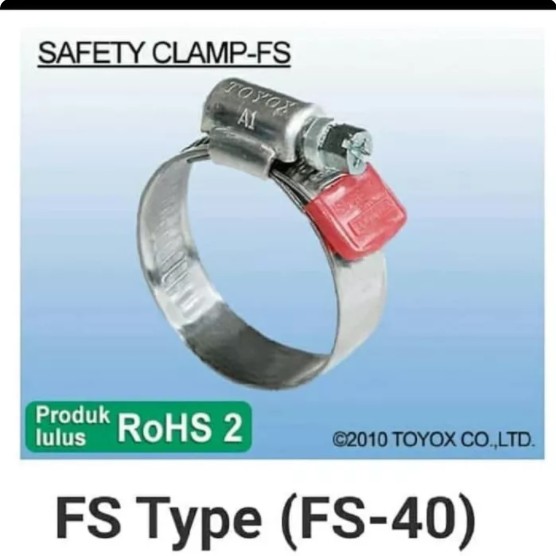 Jual Klem Selang TOYOX CLAMP FS-40 (1PCS) | Shopee Indonesia