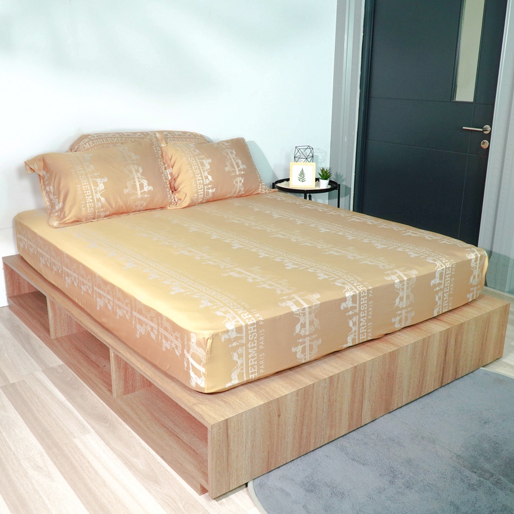 Jual Sprei 200 Super King Kintakun Beglance Bamboo Silk B2 | Shopee ...