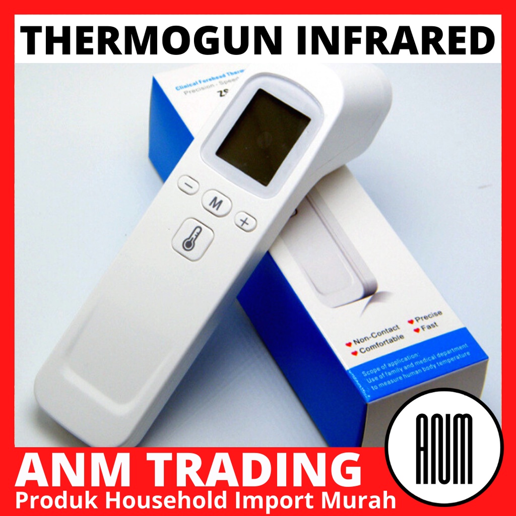Jual Thermogun Thermometer Digital Infrared Ukur Suhu Termometer Tembak ...