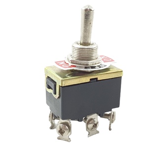 Jual Toggle Saklar 6 Pin On Off On ETEN 1322 Switch Togle Kaki 6p 15A E ...