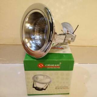 Jual Kap lampu downlight 4 inch downlight plafon fitting lampu mangkok ...