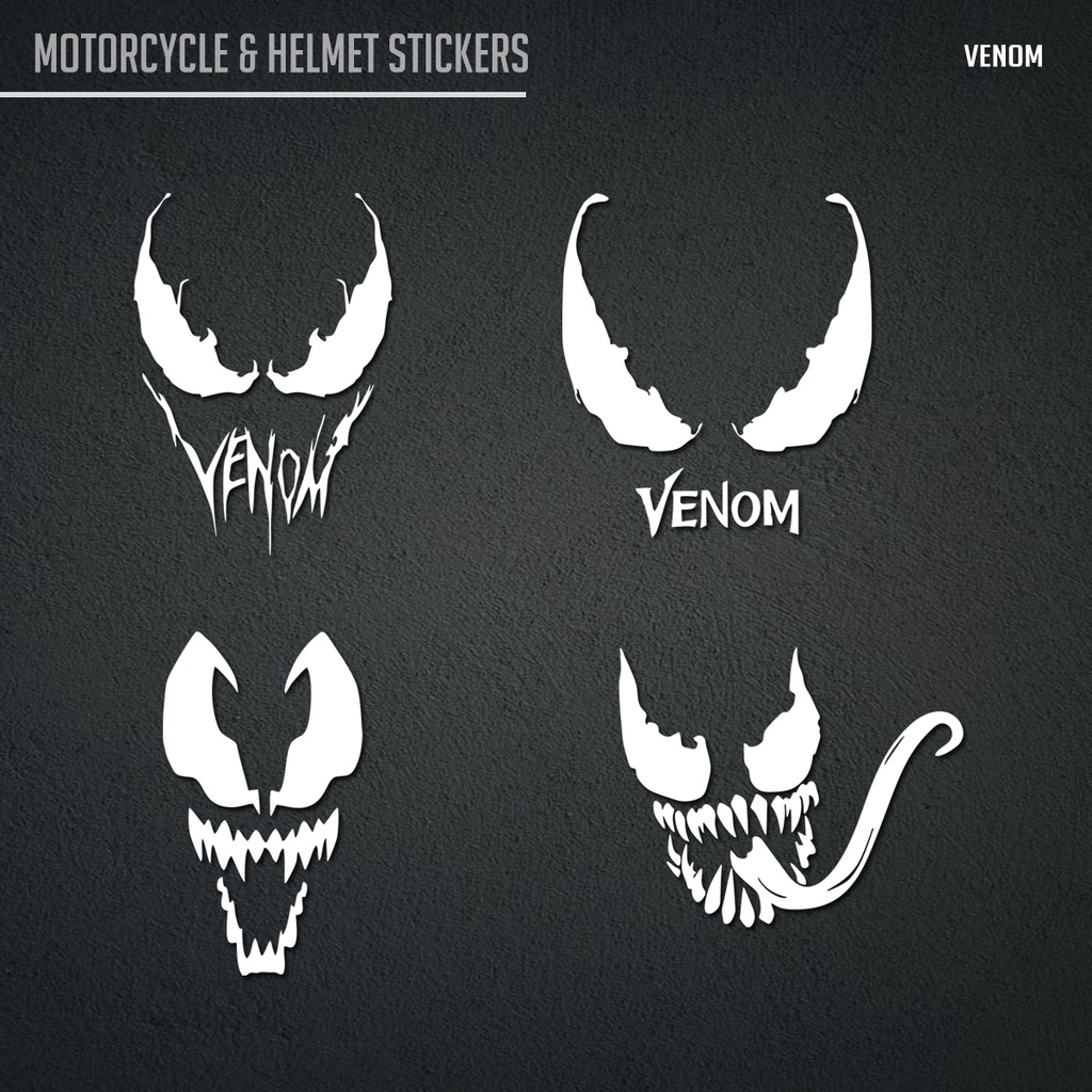 Jual Sticker Body Motor Helm Venom Series scoopy beat mio nmax pcx ...