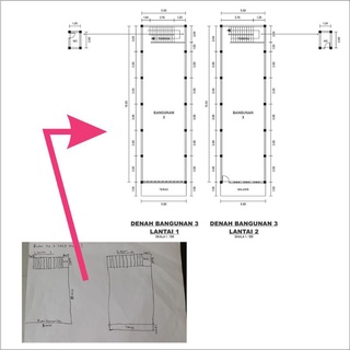 Jual Gambar Site Layout Desain Arsitek Denah Bangunan 2D Rumah Tinggal ...