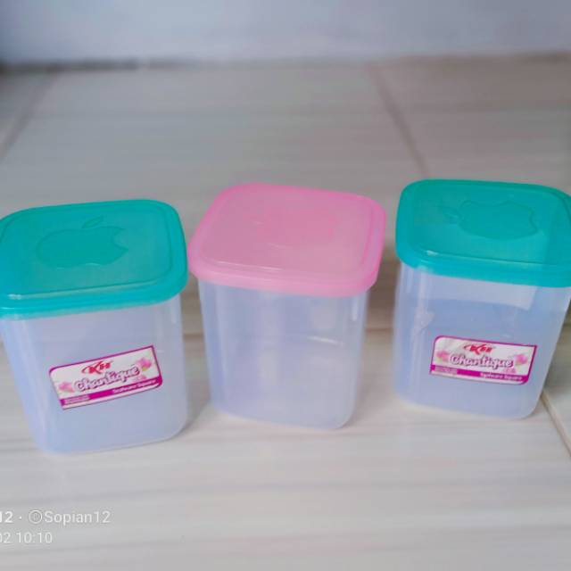Jual TOPLES KECIL PERSEGI/KOTAK CANTIK KECIL/TEMPAT BUMBU PERSEGI 500 ...