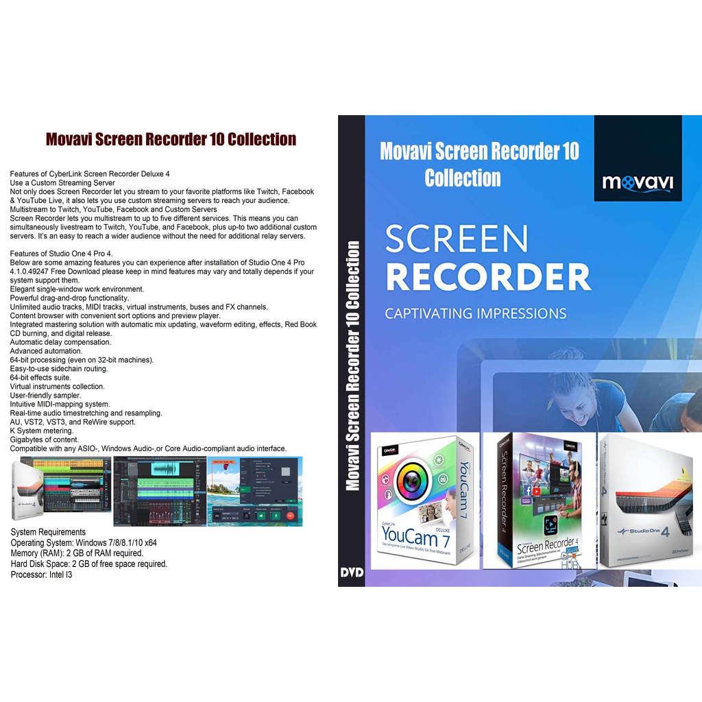 Jual Movavi Screen Recorder 10 Collection | Shopee Indonesia