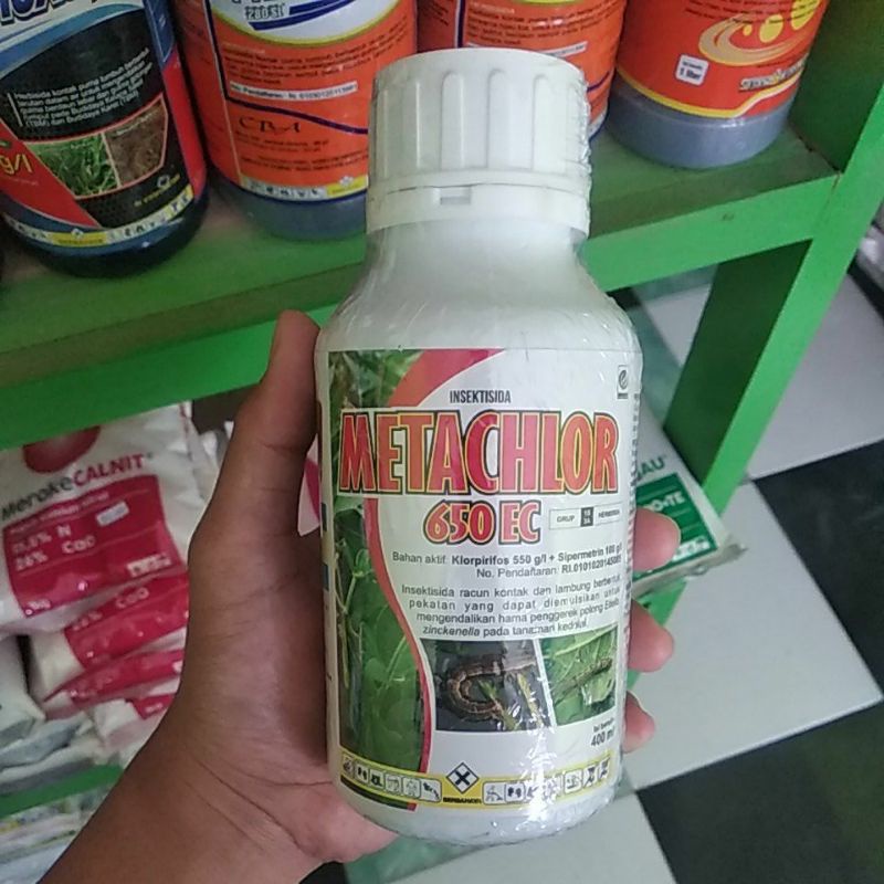 Jual Metachlor 650 Ec Insektisida Racun Kontak dan Lambung Kemasan 400 ...
