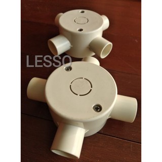 Jual Cross Dus Tee Dus Conduit LESSO 25MM 4 Way Inbowdus T Dus Cabang 4 ...