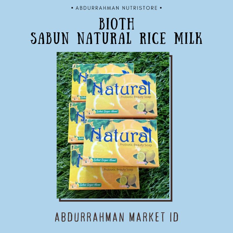 Jual BIOTH - SABUN NATURAL RICE MILK (SABUN MANDI PROBIOTIK) | Shopee ...