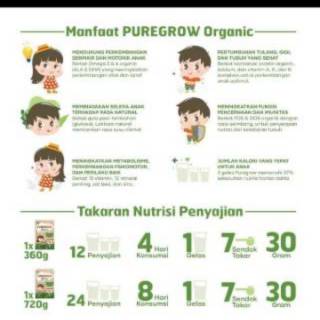 Jual PUREGROW Organic - Susu Formula Organic 1-3 tahun 360gr | Shopee ...