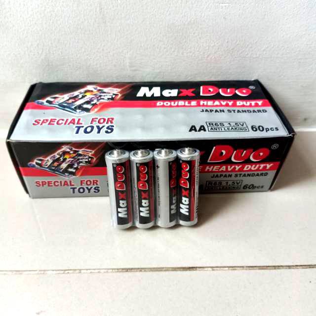 Jual Baterai Max Duo ( 1 pak kecil isi 4 pcs ) Indonesia|Shopee Indonesia