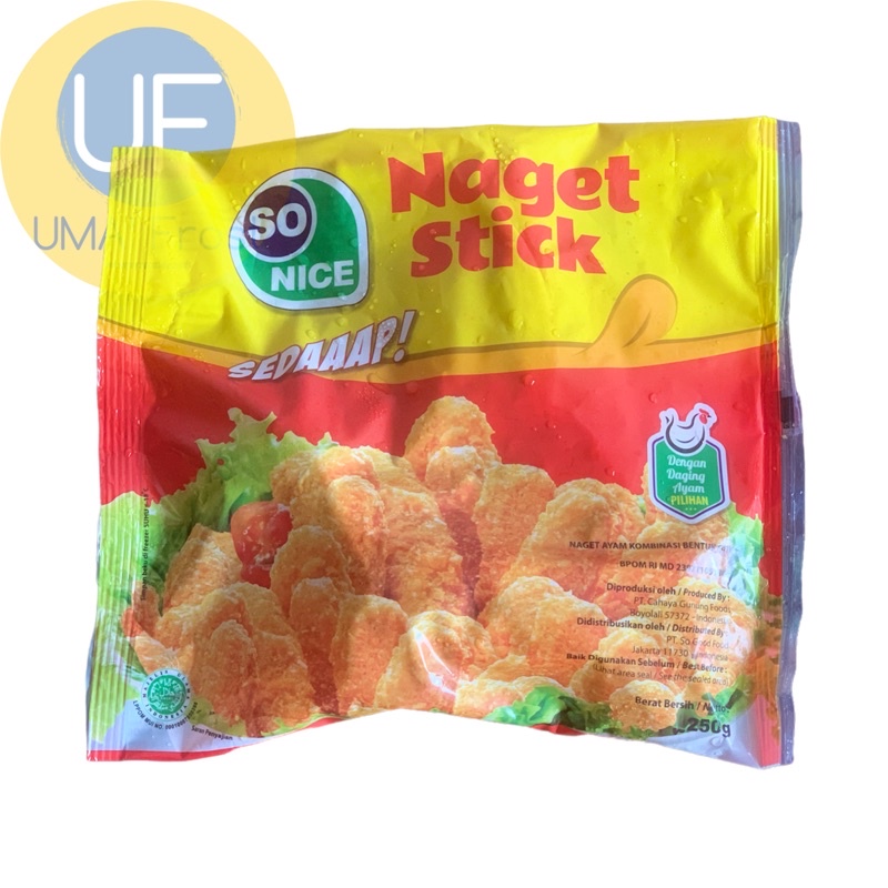 Jual SO NICE NUGGET STICK 250GR | Shopee Indonesia