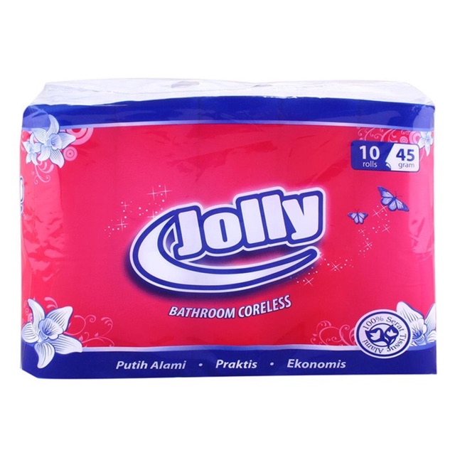 Tissue Jolly Coreless - Tissue Gulung - Tissue Roll - Jolly - ISI 10 ...
