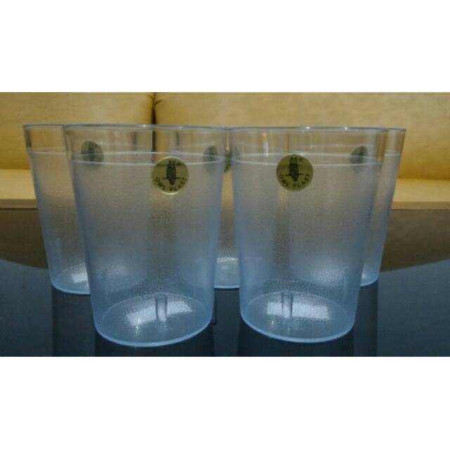 Jual Gelas plastik bening Owl 250ml imut | Shopee Indonesia