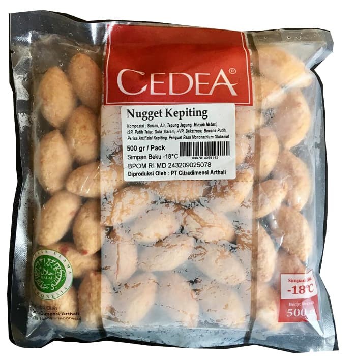 Jual CEDEA NUGGET KEPITING 500 GRAM | Shopee Indonesia