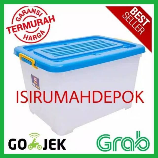 Jual Shinpo Container Box Plastik Real CB 70 Liter Dengan Roda TerMurah ...