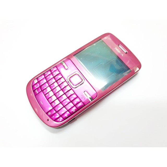 Jual Casing Nokia C3 C3-00 QWERTY Baru Fullset Tulang Keypad | Shopee ...