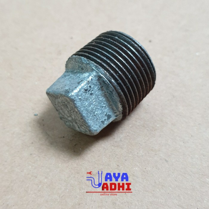 Jual GI Plug Tutup Drat Luar 1" - DN25 Galvanis Besi | Shopee Indonesia
