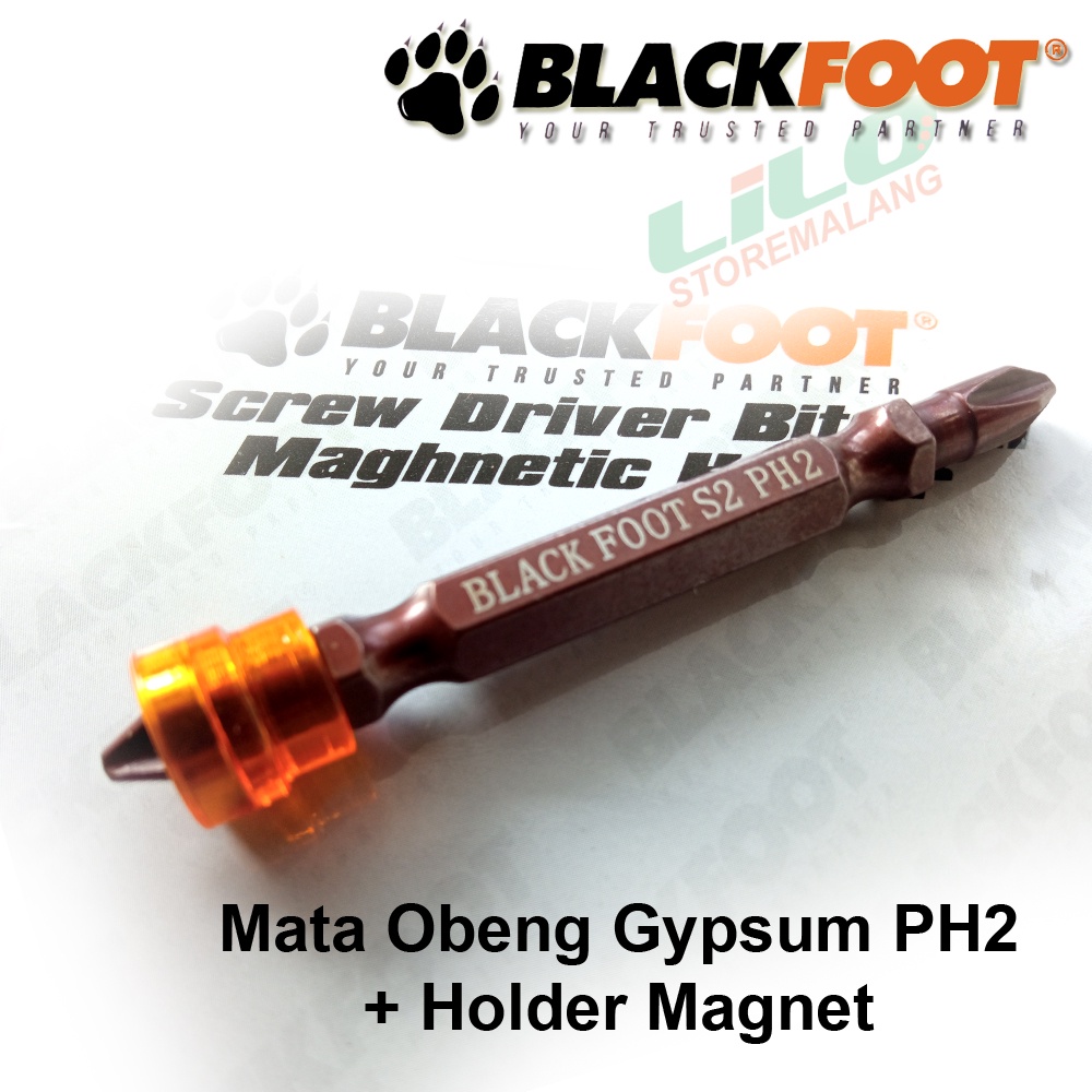 Jual Mata Obeng Gypsum Bor + Holder Magnet PH2 L58 | Shopee Indonesia