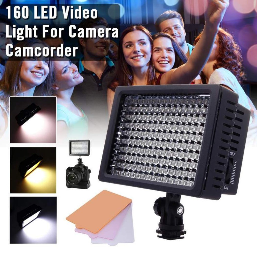 Jual Lampu Kamera Video Studio Fotografi 160 LED untuk Kamera DSLR ...