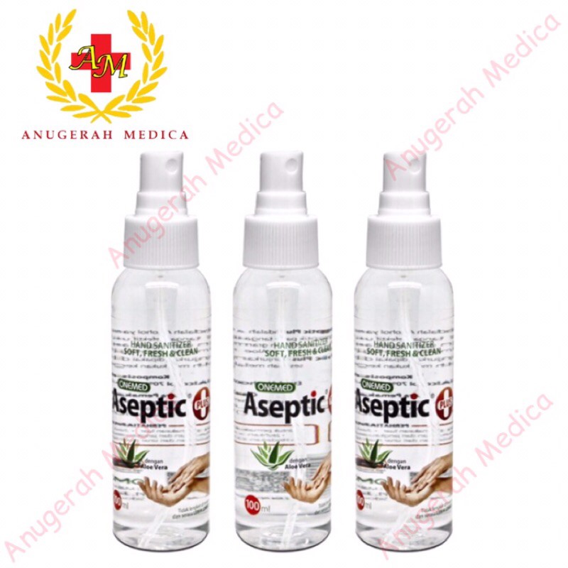 Jual Aseptic Plus Spray 100 ml Onemed | Shopee Indonesia