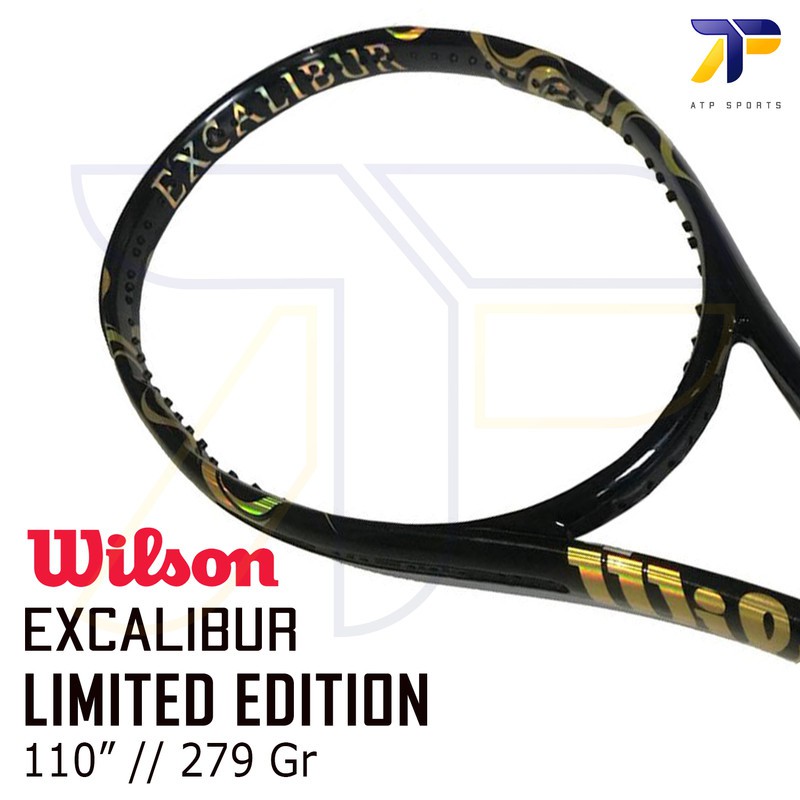 Jual Raket Tenis Tennis Wilson Excalibur Black Gold Limited Edition ...