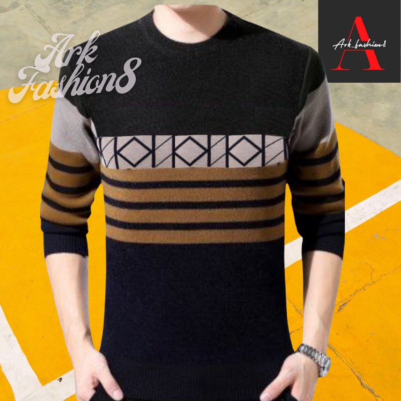 Jual SWEATER RAJUT RUBIK KERAH PENDEK model korea | Shopee Indonesia