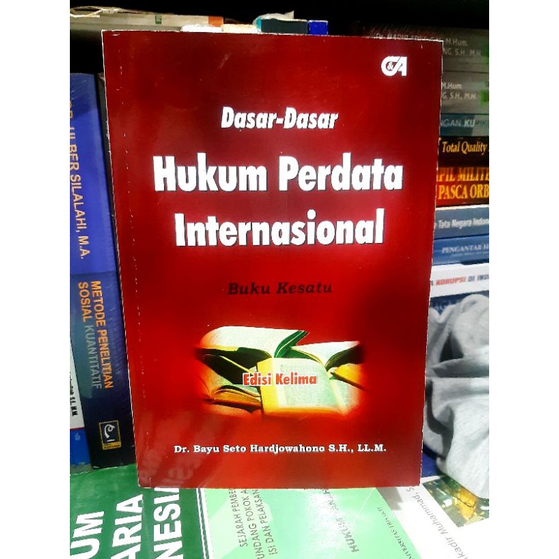 Jual Buku DASAR-DASAR HUKUM PERDATA INTERNASIONAL (Bayu Seto) Indonesia|Shopee Indonesia