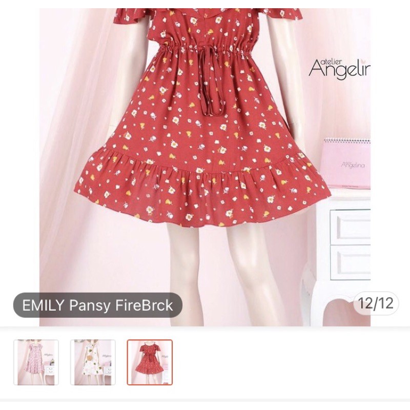 Jual Atelier angelina EMILY ELSA fire brick (2 pcs) | Shopee Indonesia