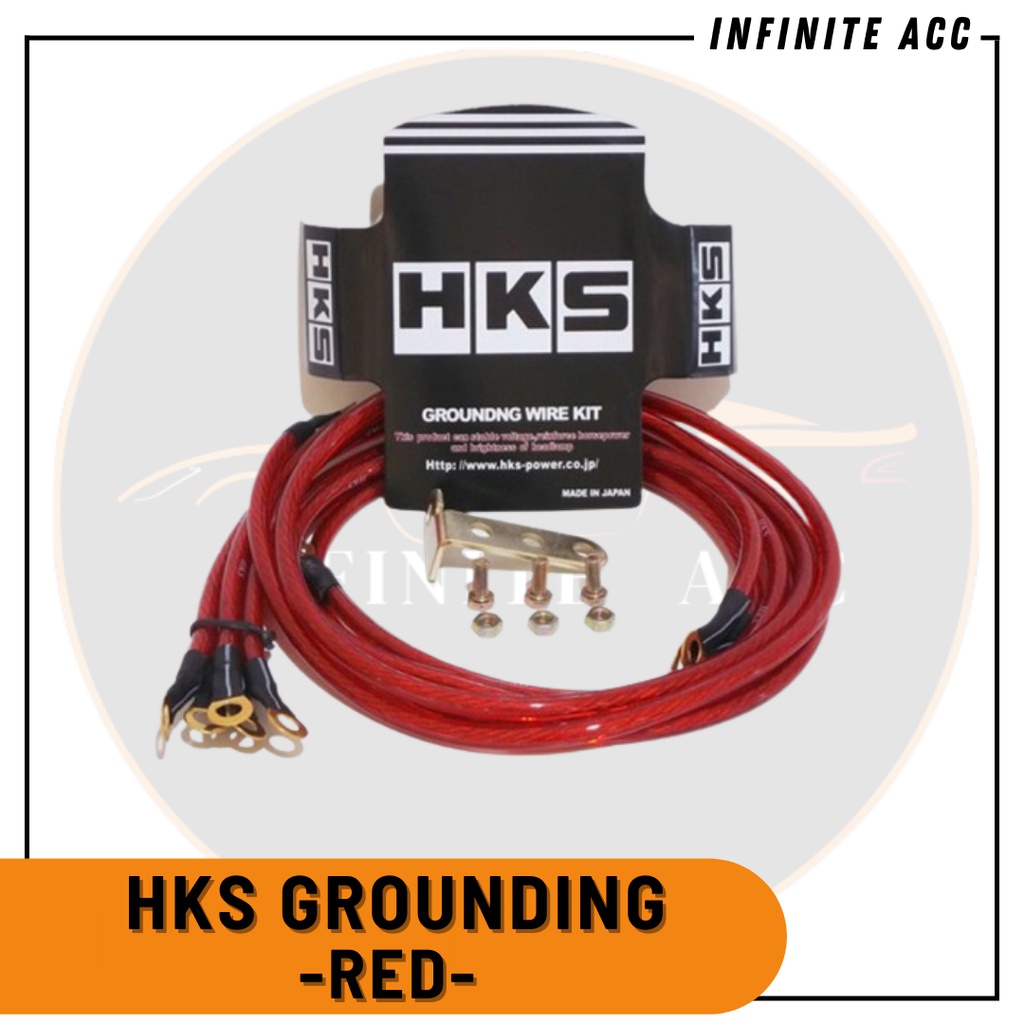 Jual HKS Grounding Wire Kit Cable Merah Biru Ungu Kabel Aksesoris Mobil ...