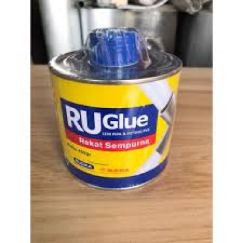Jual lem pipa pvc ruglue / lem kaleng ruglue / lem pipa 400gr | Shopee ...