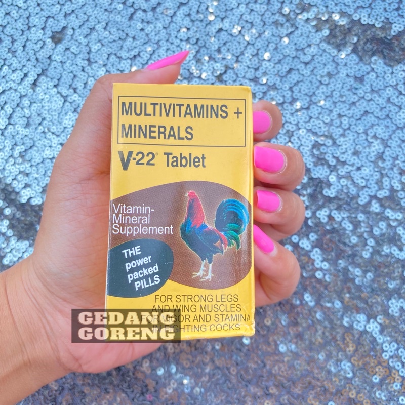 Jual V22 Tablet Super Multivitamin ORI PHILIPIN | Shopee Indonesia