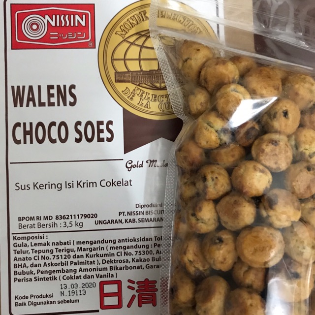 Jual Wallen choco soes kiloan 500gr | Shopee Indonesia