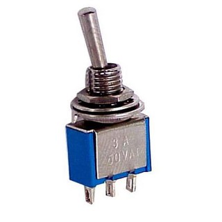 Saklar Toggle 3 Pin 2 Arah ON-ON Togel Switch Tuas MTS 102 Way Metal ...