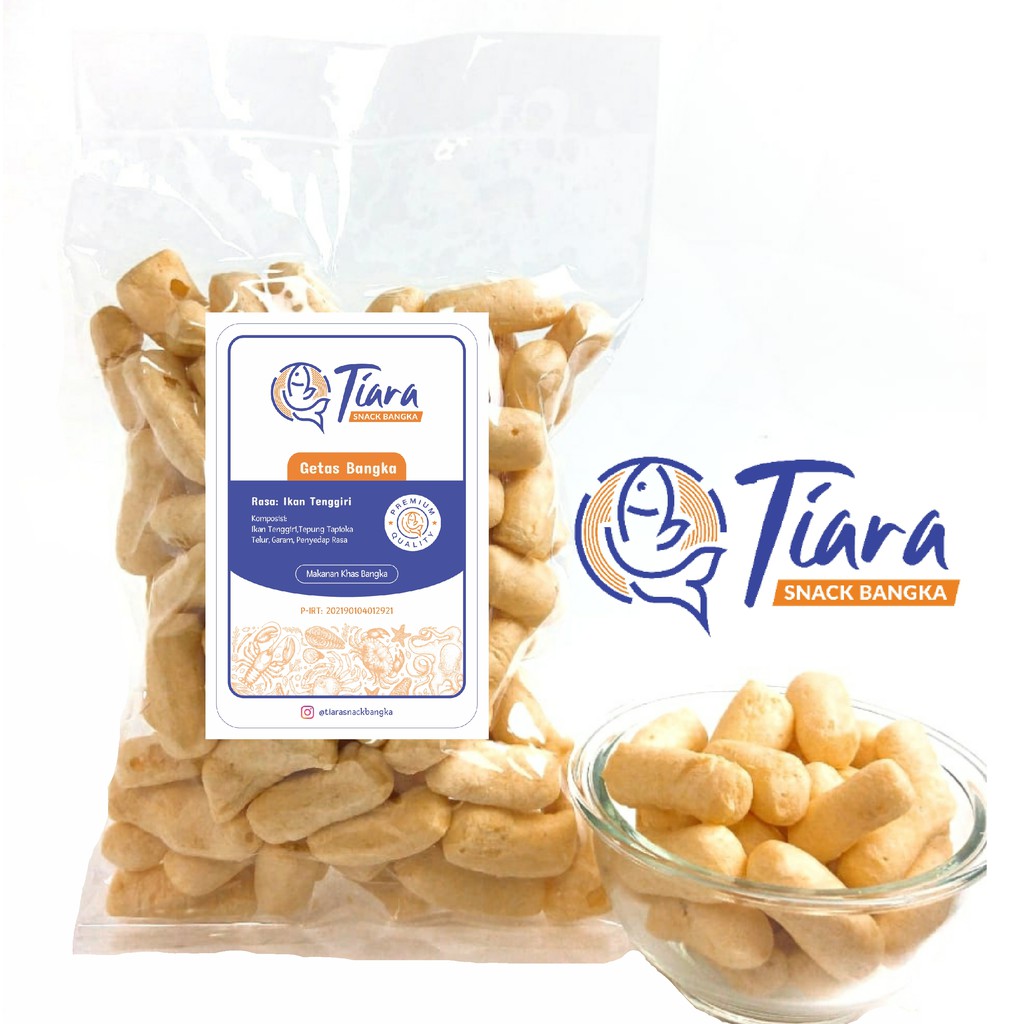 Krupuk Getas Panjang Ikan Tenggiri Asli Bangka by Tiara Snack Bangka ...