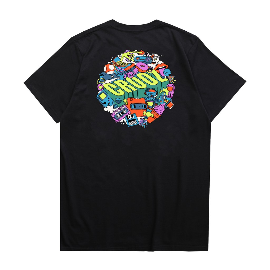 Jual CROOZ RETROMIND TSHIRT BLACK PREMIUM | Shopee Indonesia