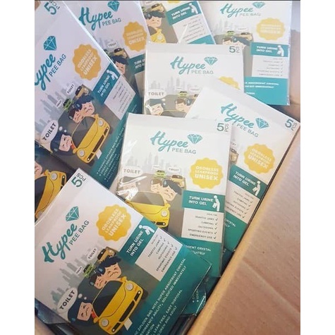 Jual Kantong tempat pipis Hypee Pee Bag (1 pack isi 5 pcs) | Shopee ...