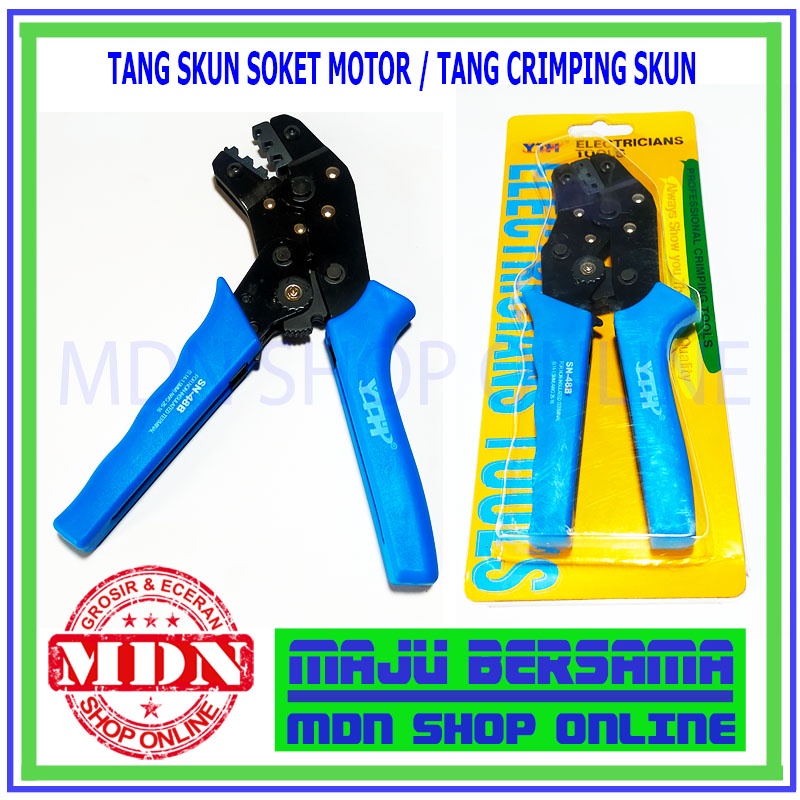 Jual Tang skun soket motor - Tang crimping skun | Shopee Indonesia