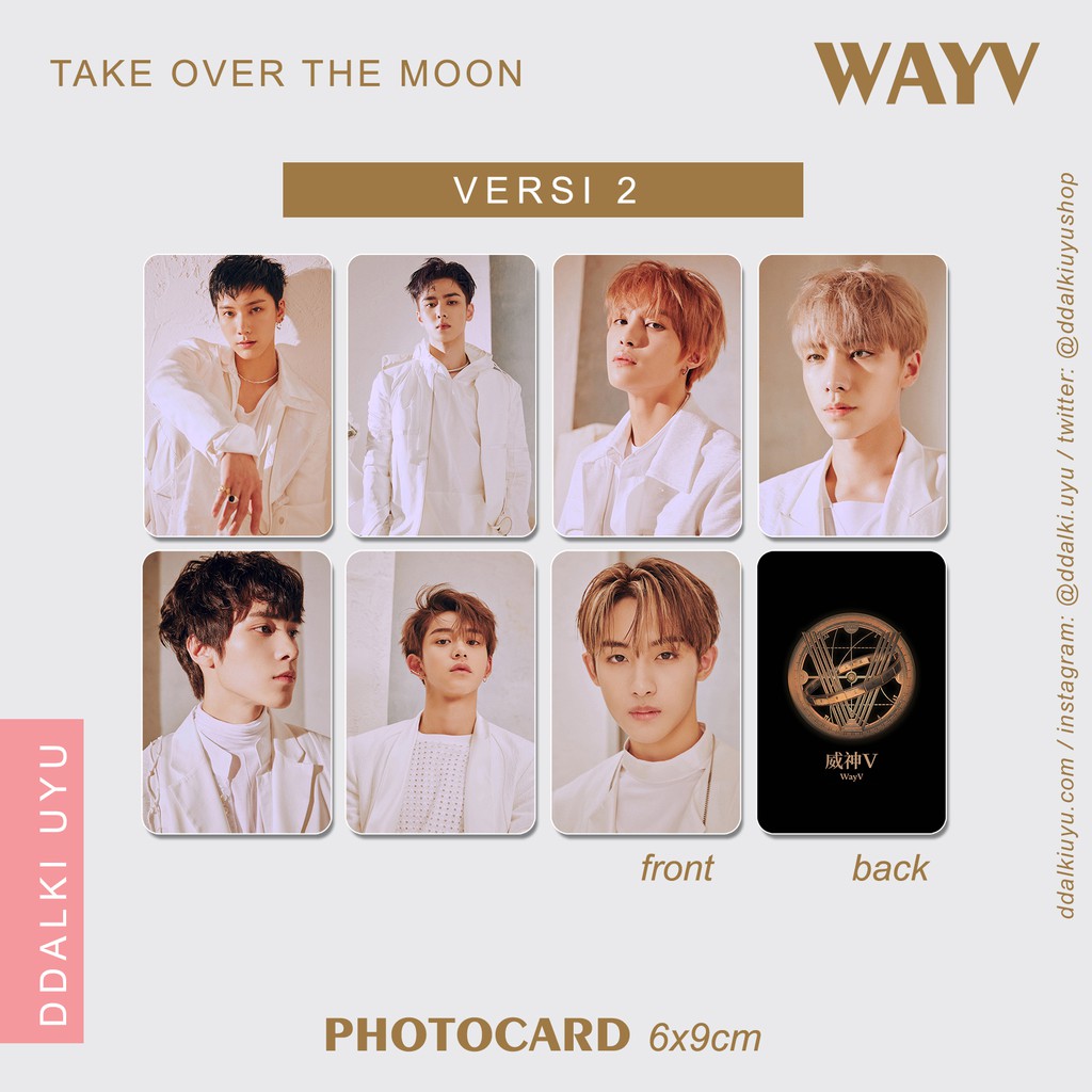 WAYV - photocard [TAKE OVER THE MOON] versi 2 | Shopee Indonesia