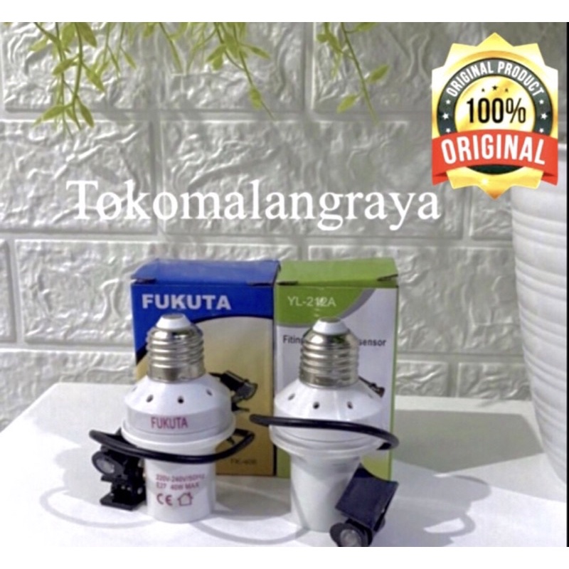 Jual fitting sensor cahaya/fitting lampu otomatis | Shopee Indonesia