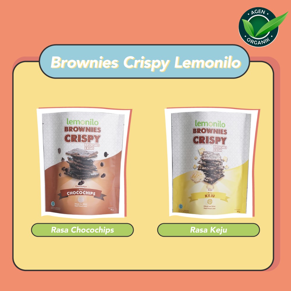 Jual Lemonilo Brownies Crispy / Snack Sehat 40 gram | Shopee Indonesia