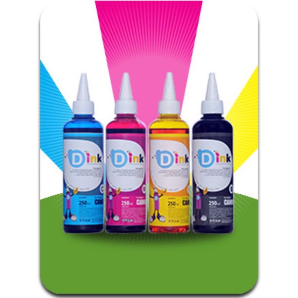 Jual Tinta dink refill 4 warna Epson 250ml | Shopee Indonesia