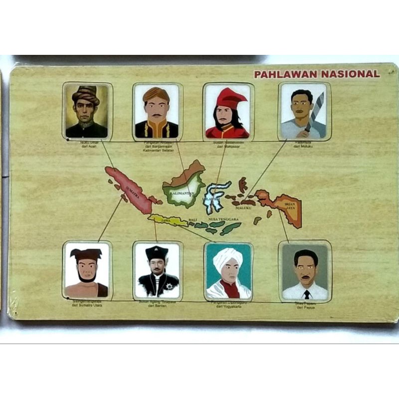 Jual puzzle kayu pahlawan_puzzle kayu edukasi - murah | Shopee Indonesia