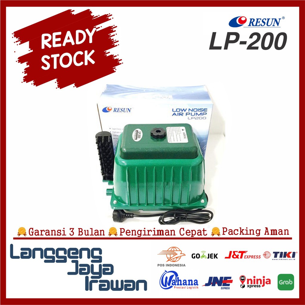 Jual Pompa Udara Air Pump Akuarium & Kolam Resun RESUN LP 200 POMPA ...