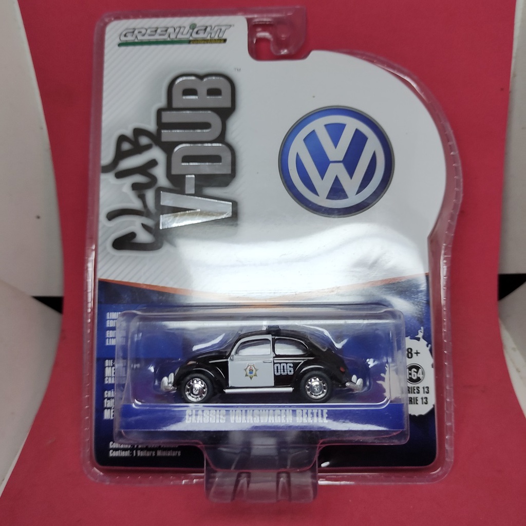 Jual Greenlight Diecast Vdub Series 13 Classic Volkswagen Beetle Black ...