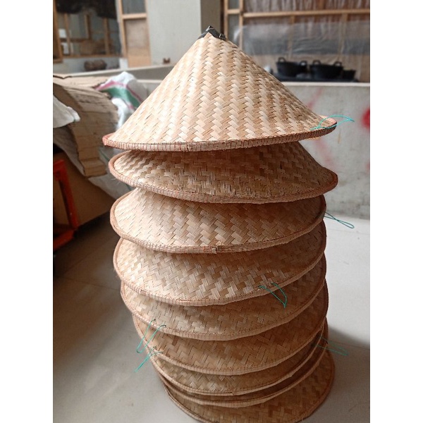 Jual Caping Bambu Preci Topi Petani Tudung Bambu | Shopee Indonesia
