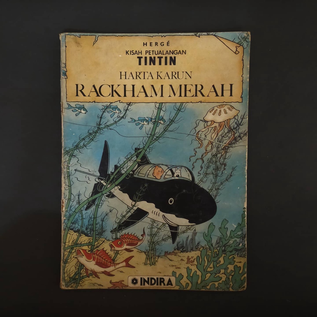 Jual Komik Cergam Eropa Langka Tintin Harta Karun Rackham Merah ...