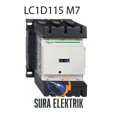 Jual Kontaktor Schneider 115A coil 220V LC1D115 M7 LC1D115M7 Tesys D ...